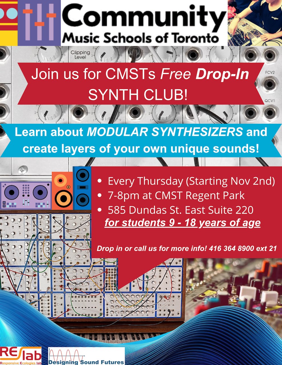 The CMST Synth Club – Designing Sound Futures
